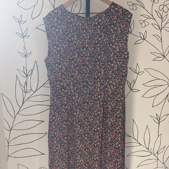 LOFT | Dresses | Nwt Loft Plus Midi Floral Dress | Poshmark